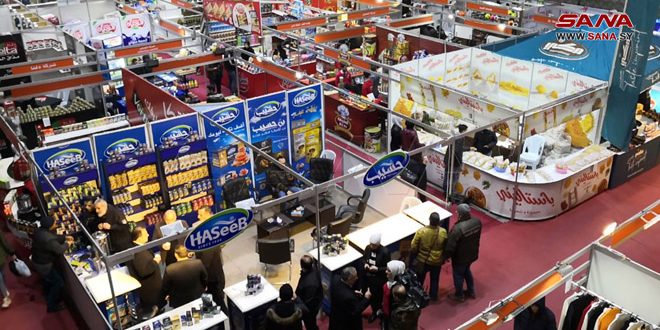 “Made in Syria” festival opens for public at Al-Jalaa Sports Hall in ...