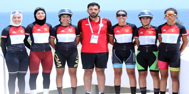 Syrian women’s cycling team comes second at the Arab Sports Tournament ...