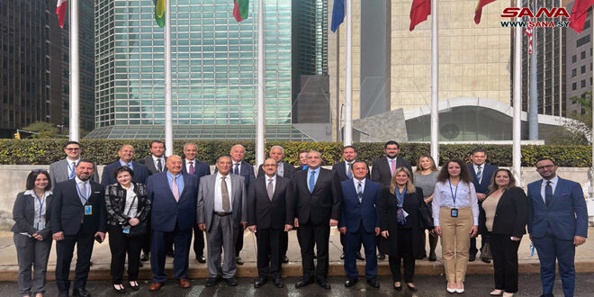 Sabbagh meets a number of members of the Syrian community in the US ...