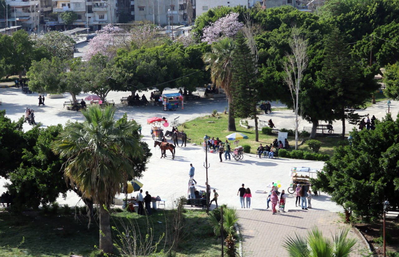 Amusement parks in lattakia city on the second day of Eid al-Fitr ...