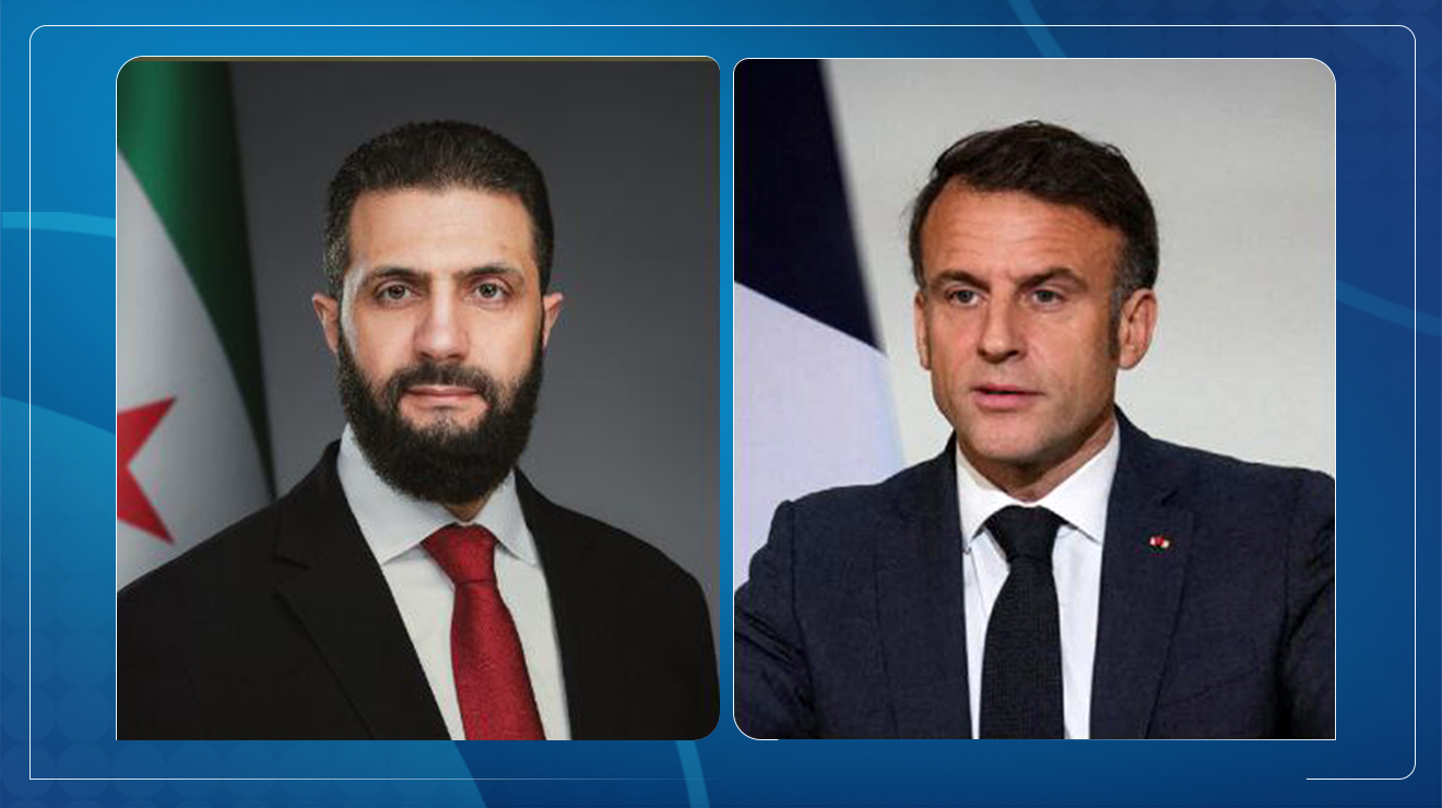 Presidents al-Sharaa and Macron stress Syria’s unity, condemn Israeli ...